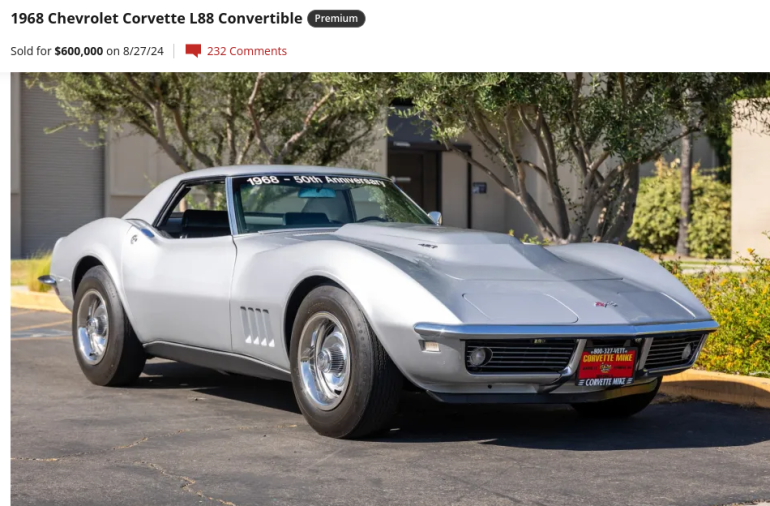 The Top 5 Most Expensive Corvettes To Hammer At Bring A Trailer In 2024