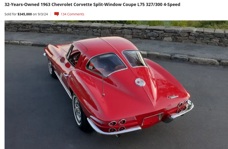 The Top 5 Most Expensive Corvettes To Hammer At Bring A Trailer In 2024