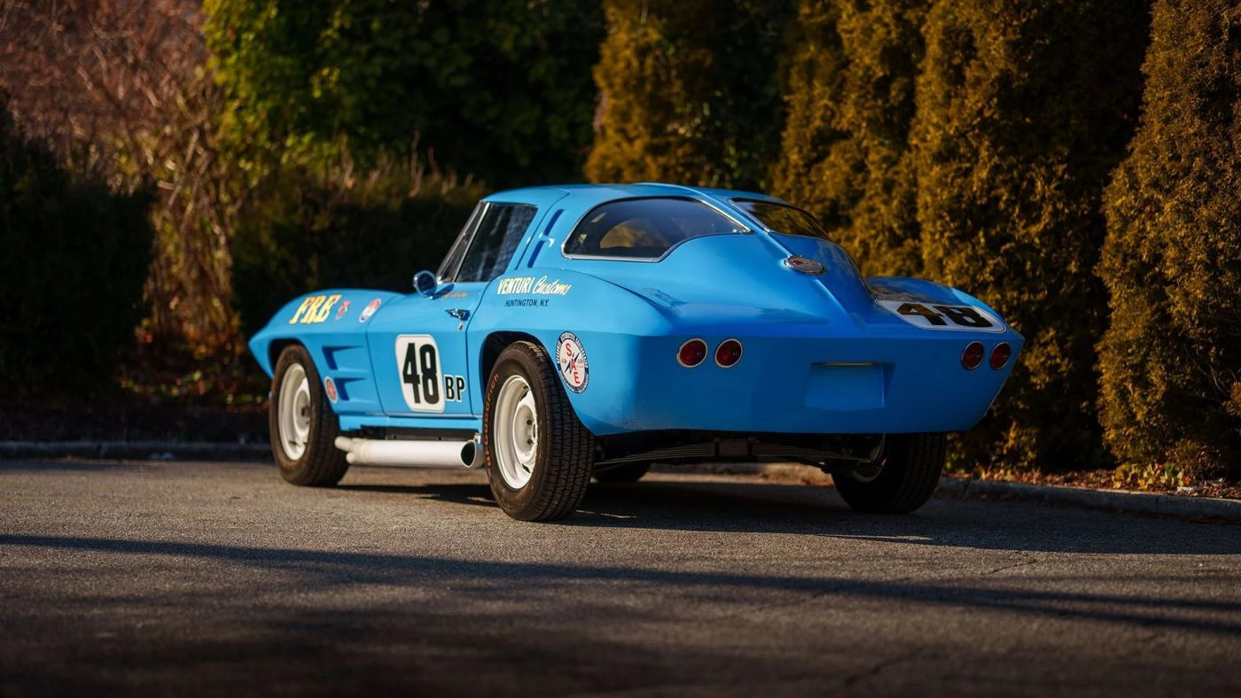 1963 Corvette Split Window Coupe Race Car Up For Auction