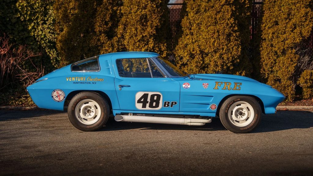 1963 Corvette Split Window Coupe Race Car Up For Auction