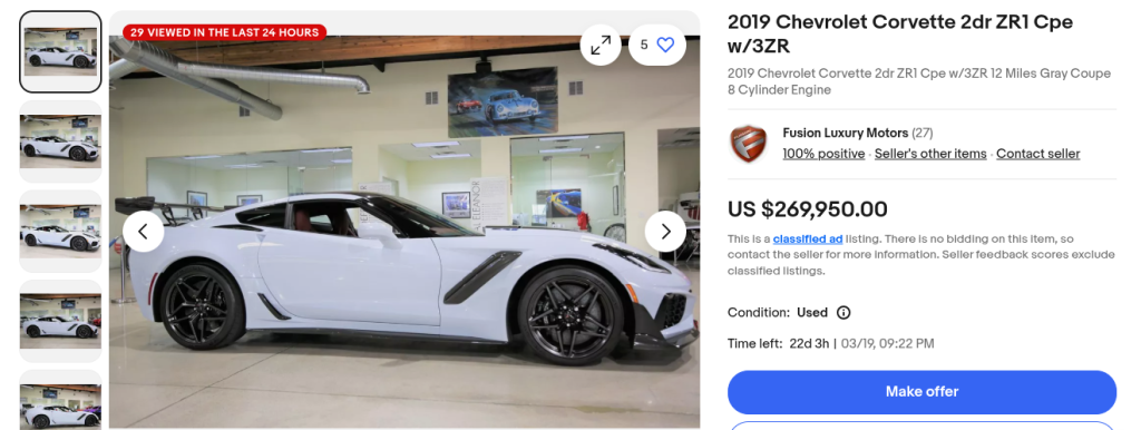 Garage Queen Flops For Sale: Low-Mileage Corvettes That Have Failed To ...
