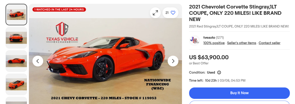 Garage Queen Flops For Sale: Low-Mileage Corvettes That Have Failed To ...