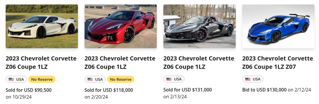 The State Of The Market: First-Year C8 Corvette Z06 Values Presented By ...