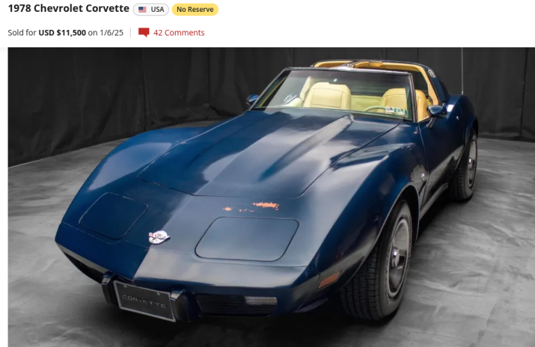 The Top 5 Cheapest Corvettes To Bring In The New Year At Bring a Trailer