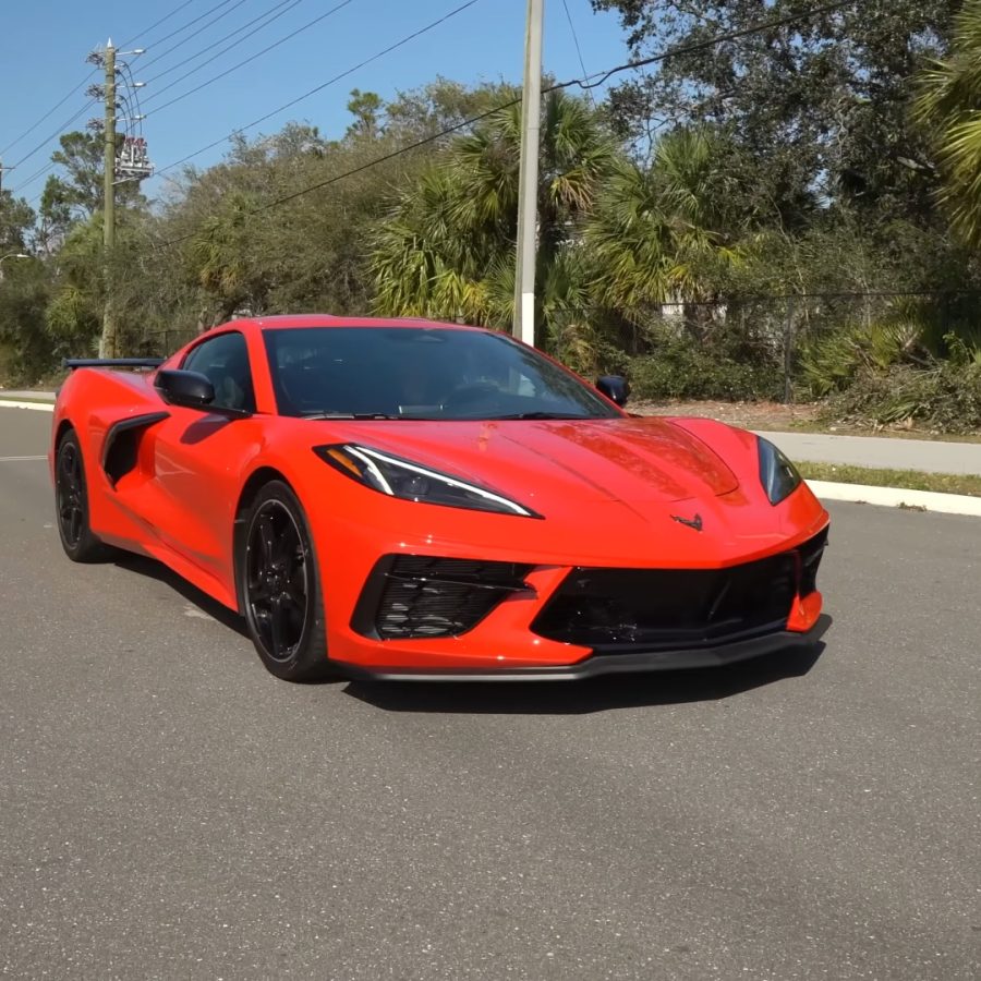 Corvette E-Ray And Stingray Head-To-Head On Track