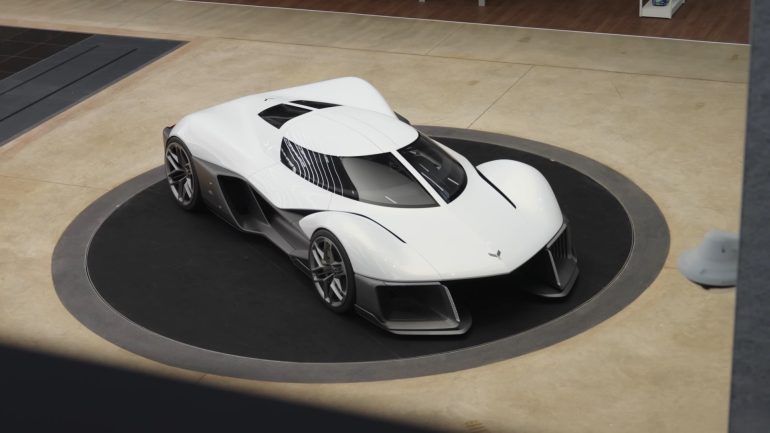 First Look At The All-New Electric Corvette Concept