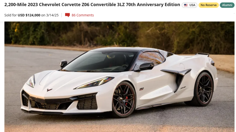The Top 10 Most Expensive C8 Corvettes To Hammer At BaT In 2025 Q1