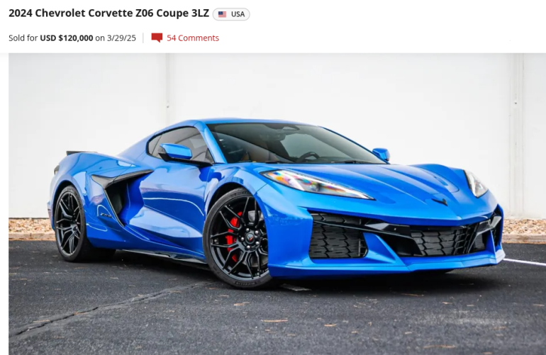 The Top 10 Most Expensive C8 Corvettes To Hammer At BaT In 2025 Q1