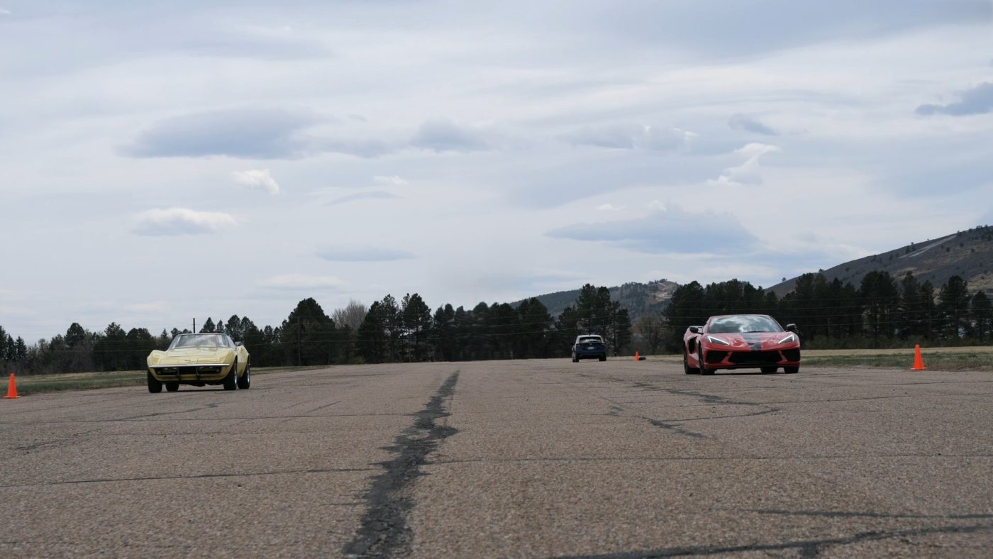 Watch A C3 Corvette Drag Race A C8