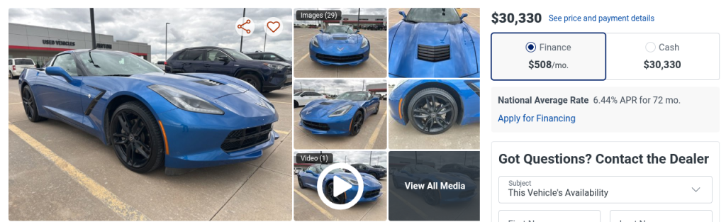 Bargain Hunting: The Cheapest 7-Speed Manual C7 Corvettes In The Market