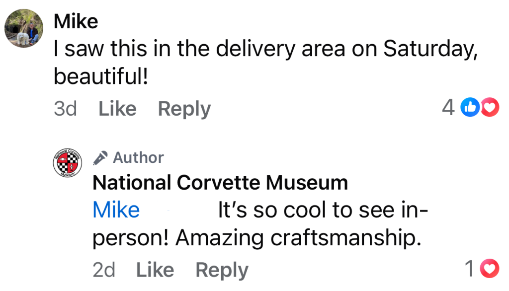 Historic First R8C National Corvette Museum Delivery Of A 2025 Corvette ZR1