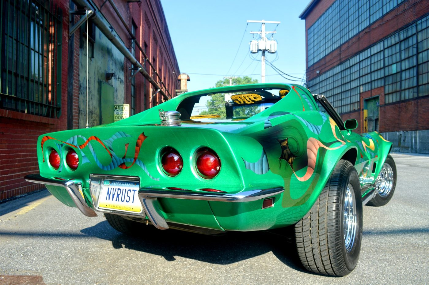 Psychedelic 1969 Corvette Goes Viral: Drop A Dot & Enjoy The Swirling ...