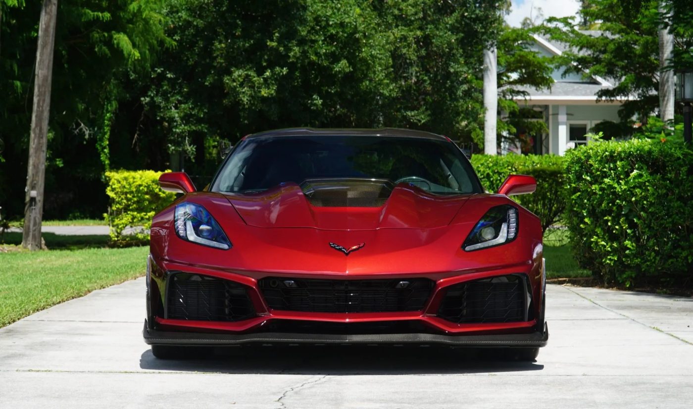 Long Beach Red 2019 Corvette ZR1 Up For Sale