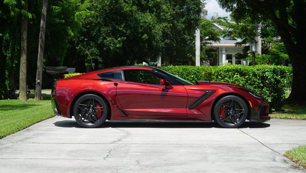Long Beach Red 2019 Corvette ZR1 Up For Sale