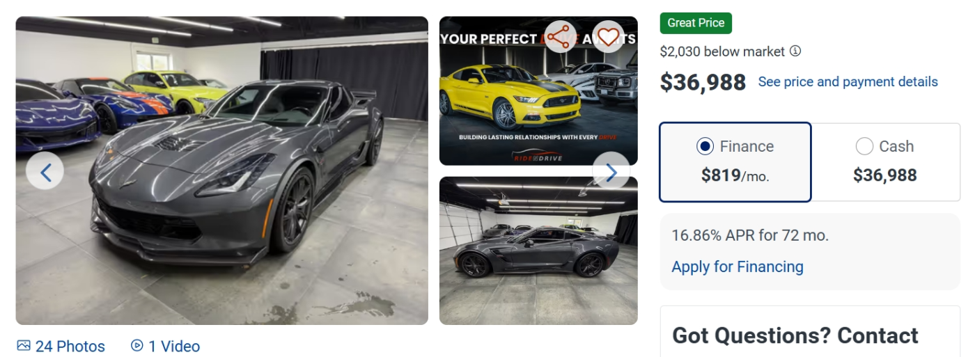 State Of The C7 Corvette Market: The True Price Floor Revealed