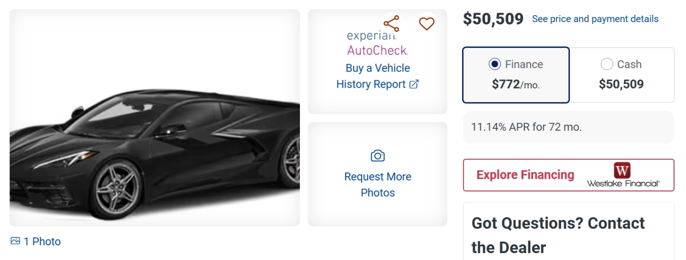 C8 Corvette Bargain Hunting: Depreciation, Dealer Margins, And A Market ...