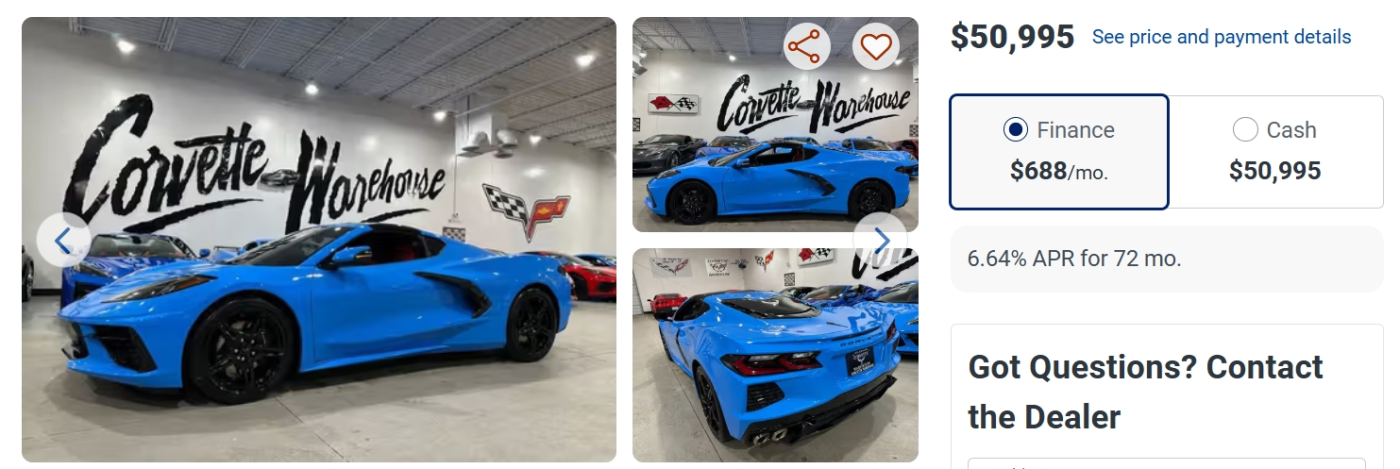 C8 Corvette Bargain Hunting: Depreciation, Dealer Margins, And A Market ...